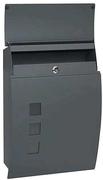 Poštovní schránka RICHTER BK931.G (antracit, černá), Antracit matná, RICHTER antracit matná