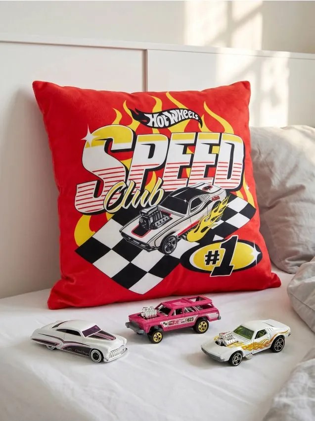 Sinsay - Povlak na polštář Hot Wheels - červená