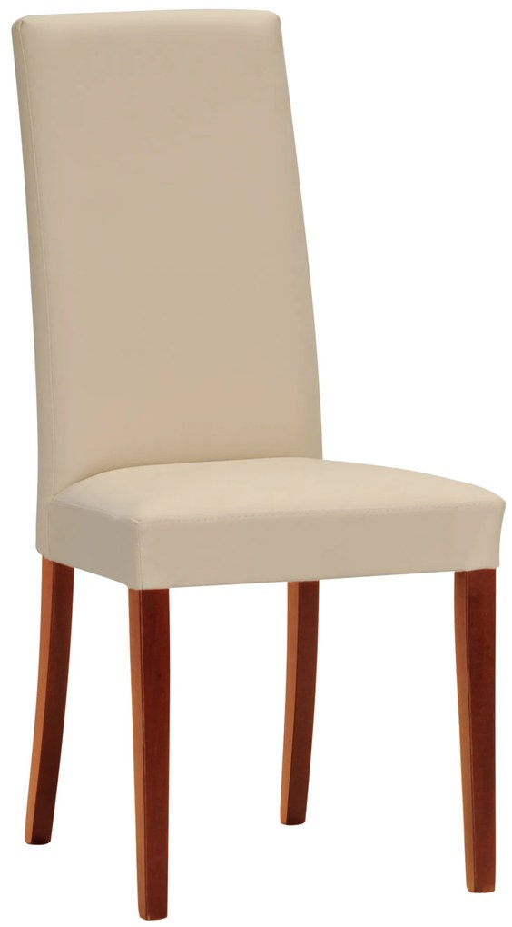 Stima Jídelní židle NANCY tmavě hnědá / koženka beige