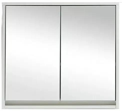 German Zrcadlová skříňka Basic / 60 x 60 x 20 cm / dřevotříska / bílá
