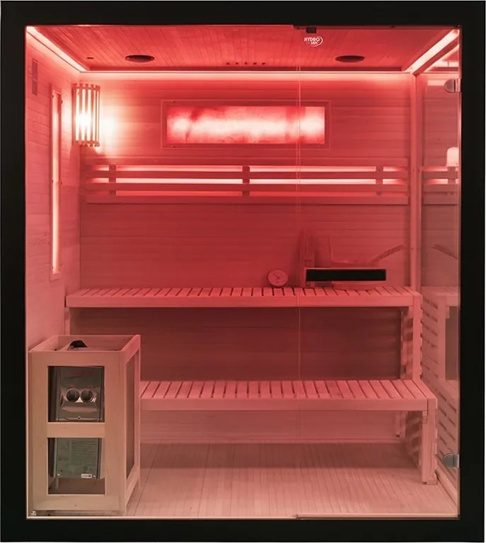 BPS-koupelny Finská sauna Relax HYD-6719 180x160, 4 osoby