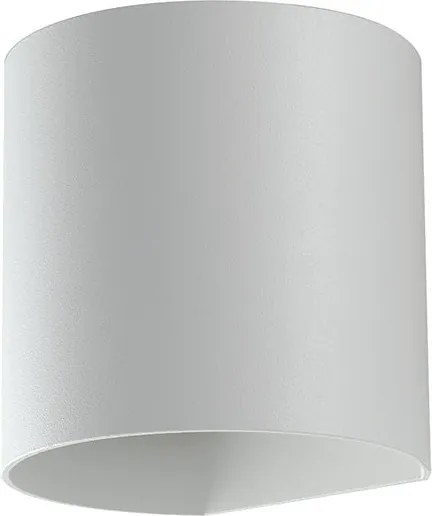 FAN LED-W-GOLF BCO Venkovní nástěnné svítidlo LED GOLF bílá hliník 2x3,5W 840lm CCT IP54 9,5x11 cm - FANEUROPE