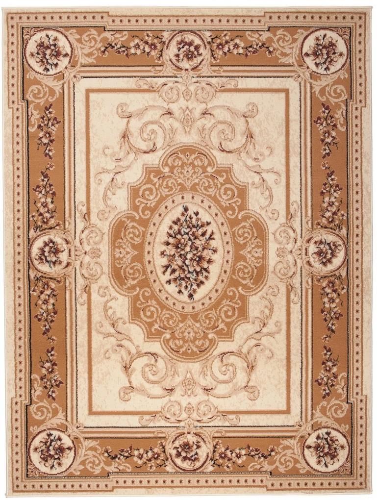 Chemex Moderní koberec Atlas - orientální 6 - krémový Rozměr koberce: 130x190 cm