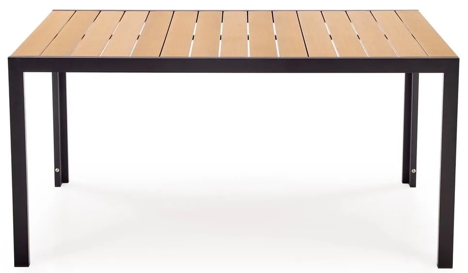 Zahradní stůl Fierro 150 cm hnědý/černý