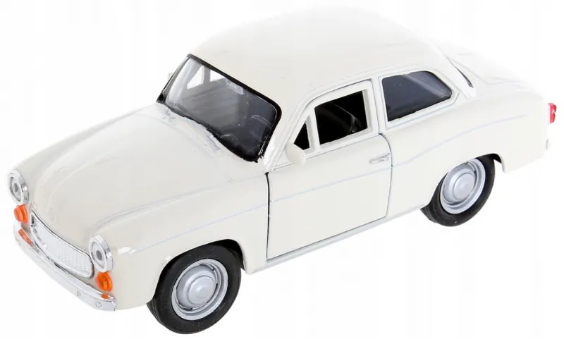 008843 Kovový model auta - Nex 1:34 - Syrena 105 Bílá