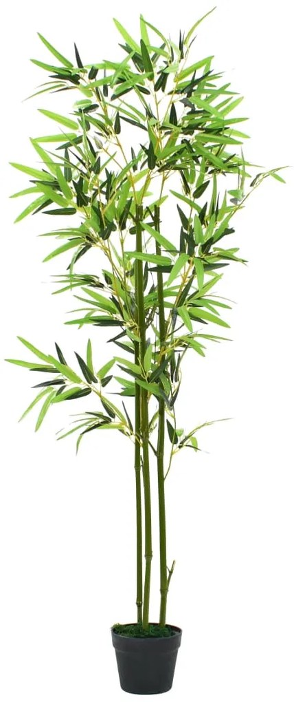 245942 vidaXL Umělá rostlina bambus s květináčem 150 cm zelená
