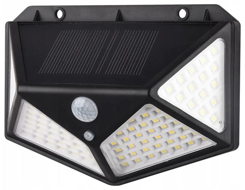Verk Group Solární lampa 100 led se soumrakovým senzorem pohybu