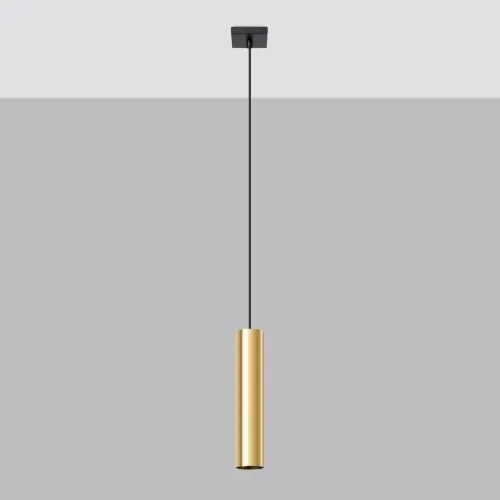 Závěsná lampa SOLLUX LAGOS 1 leštěné zlato GU10 1x10W bez žárovky SL.1200