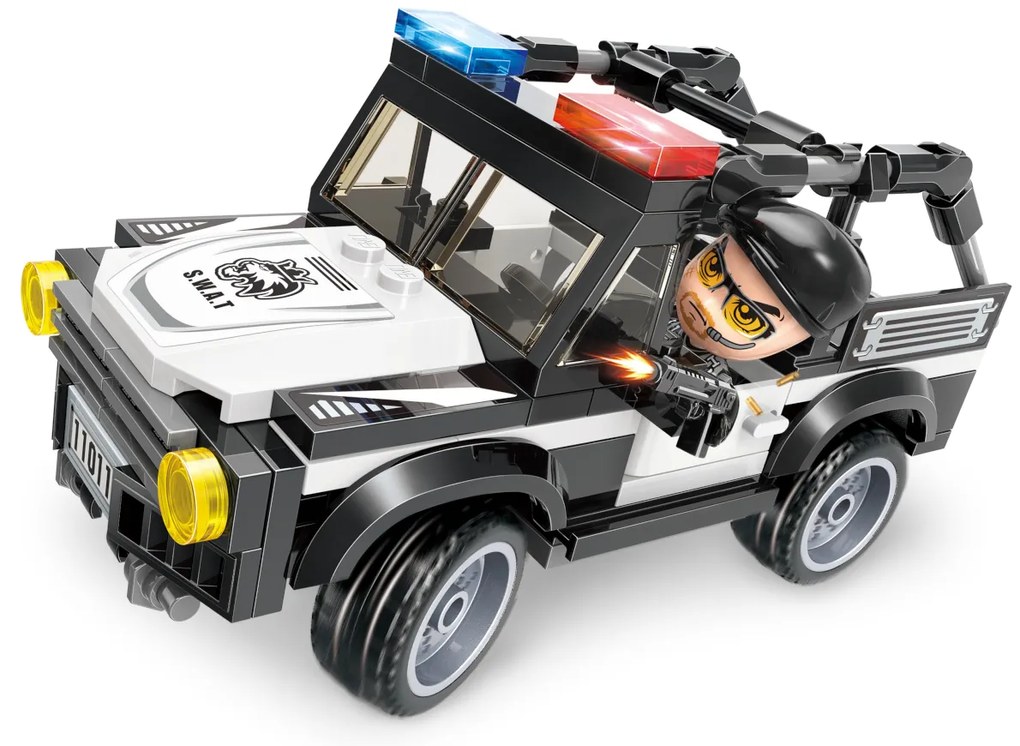 Qman Mine City Police W11011-1 Policejní auto