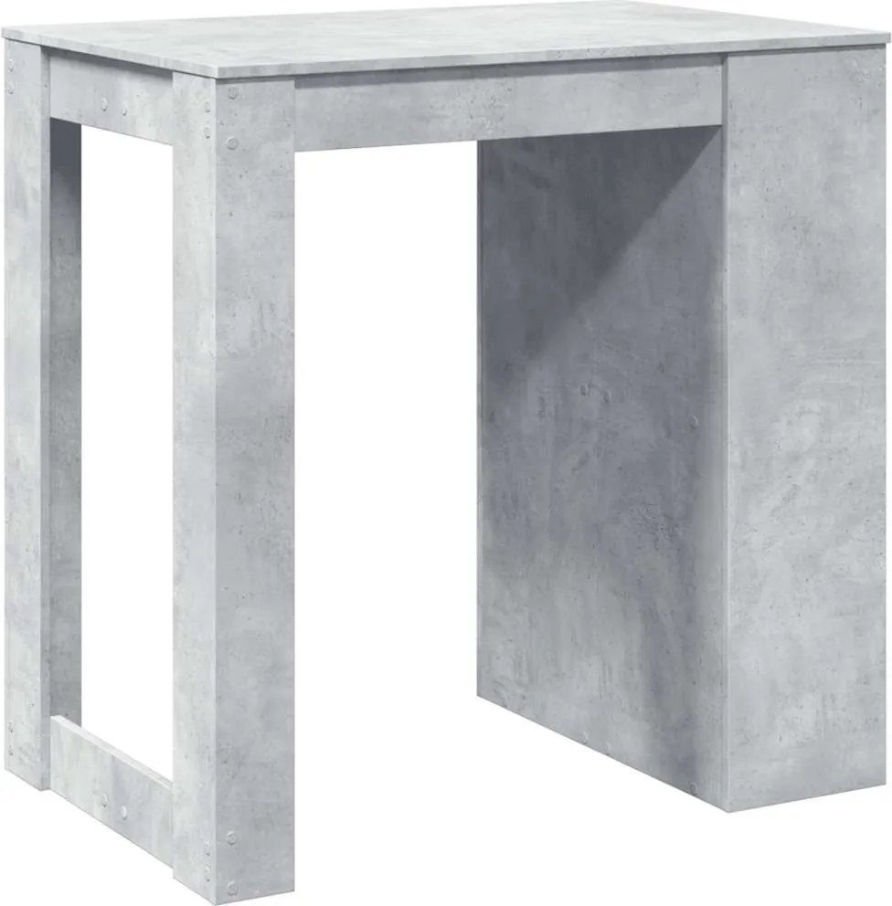 Barový stůl betonově šedý 102 x 70 x 103,5 cm kompozitní dřevo 3309324