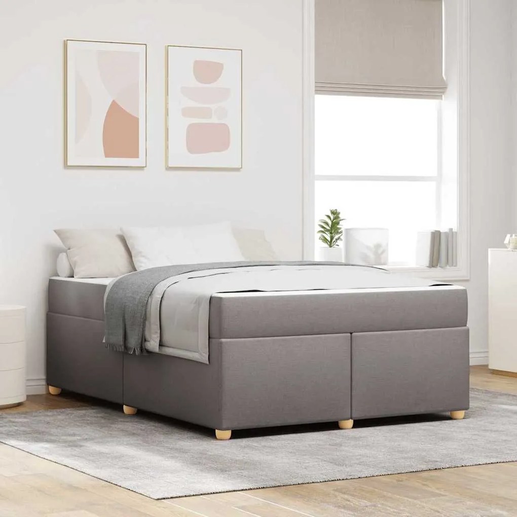 Rám postele Taupe 140 x 200 cm textil 3399360