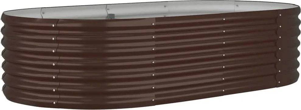 vidaXL Vyvýšený záhon pozinkovaná ocel 152x80x36 cm [318913] Barva: Šedá