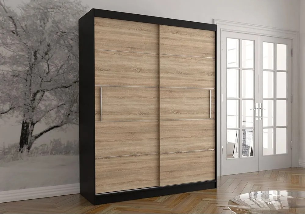 IDZ Šatní skříň Vista bez zrcadla (150 cm) Barva dřeva: Bílá
