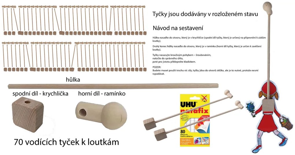 MARIONETINO Loutkové divadlo - 70 LOUTEK