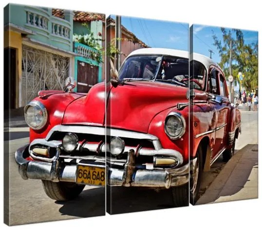 Tištěný obraz Kubánské auto 90x60cm 2023A_3J