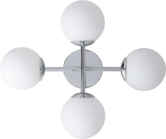Eglo 902098 - LED Koup. přisazený lustr CASTROVIDO 4xG9/4,2W/230V IP44 chrom