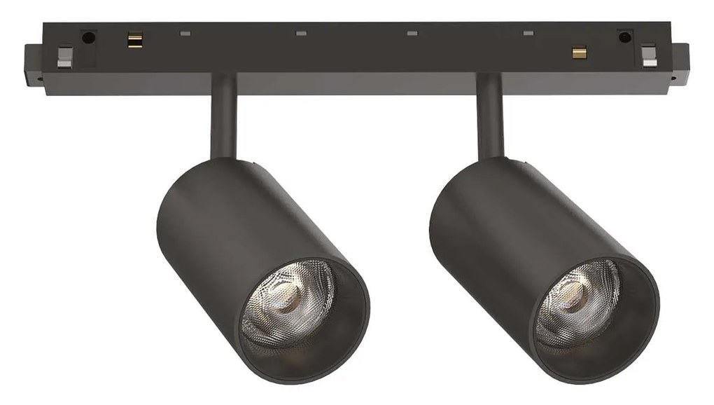 Ideal Lux LED reflektor EGO TRACK DOUBLE 3000K Barva: Černá, Varianty: 5W, Stmívání: On-Off