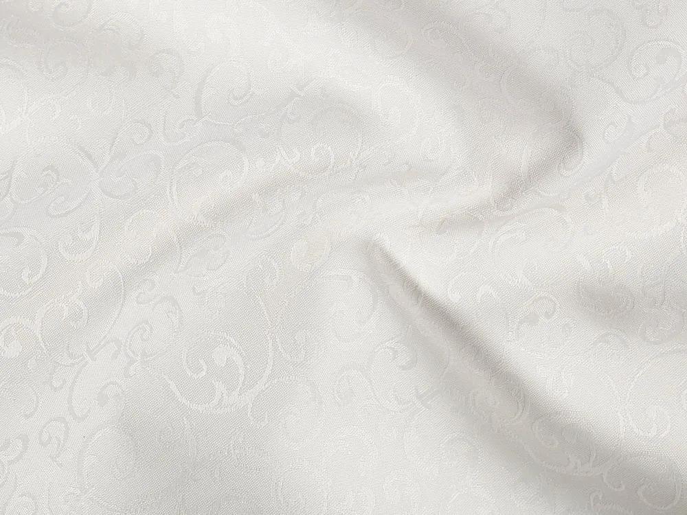 Biante Teflonový obdélníkový ubrus TF-010 Ornamenty - smetanový 100x160 cm