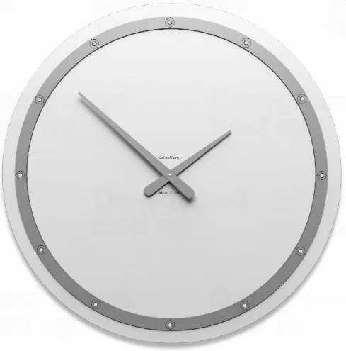 Designové hodiny 10-211 CalleaDesign Tiffany Swarovski 60cm (více barevných verzí) Barva bílá-1 - RAL9003