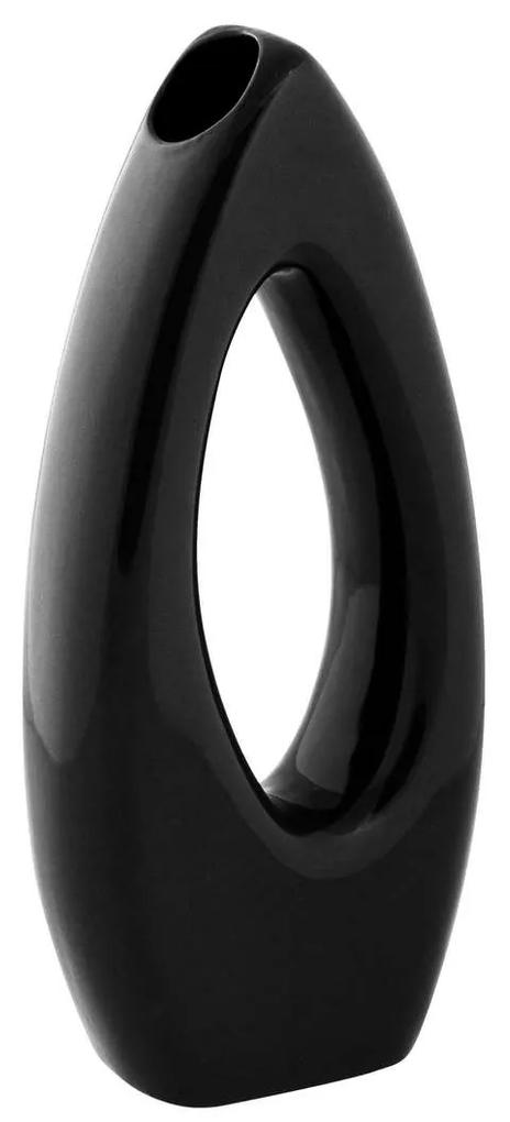 Keramická váza EYE, černá, By-inspire - By-inspire