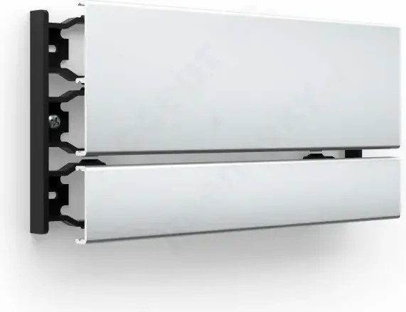 ACCEPT Dveřní tabulka ACS 187 x 93 mm - stříbrná tabulka