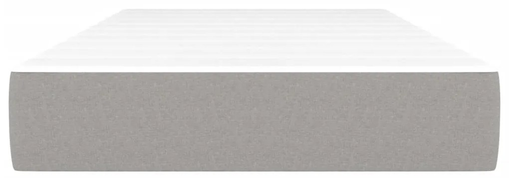Taštičková matrace světle šedá 90 x 200 x 20 cm textil,  347714