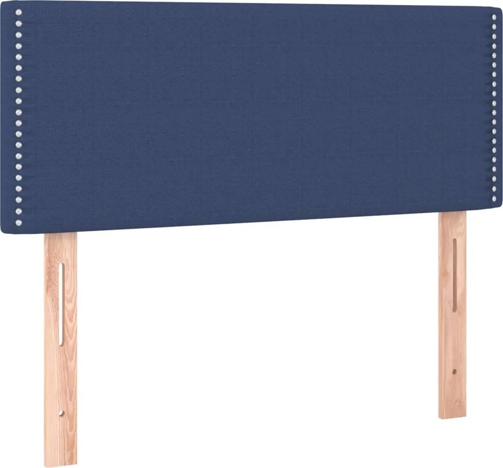 vidaXL Box spring postel s matrací 80 x 200 cm textil [3129591] Barva: Černá