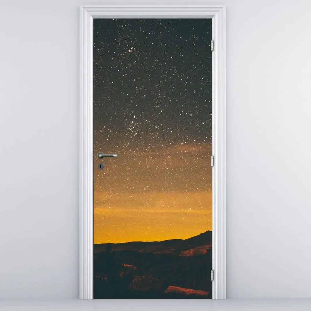 Fototapeta na dveře - Hvězdné nebe (95x205cm)