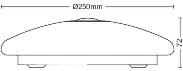 Philips - LED Stropní svítidlo se senzorem MAUVE LED/6W/230V