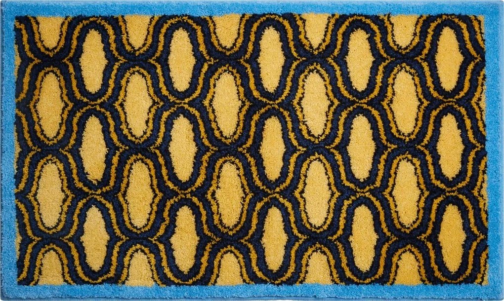 GRUND Koupelnová předložka RETRO žlutá 60x100 cm