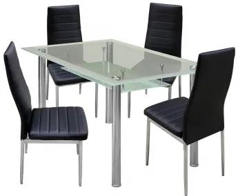 Jídelní set pro 4 osoby židle + stůl 150x90 VENEZIA 4408