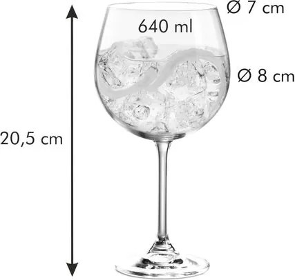 TESCOMA Sklenice na gin&tonic CHARLIE 640 ml