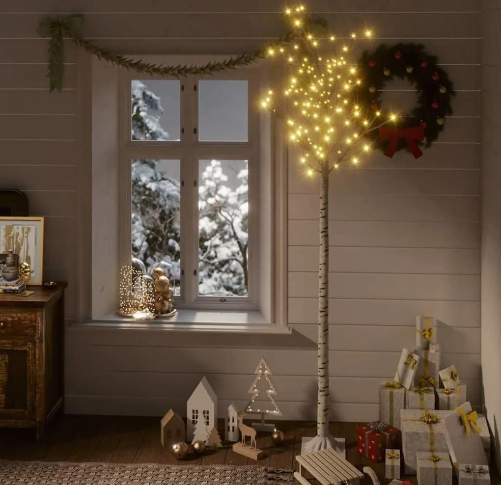vidaXL Vánoční stromek 200 ch LED 2,2 m vrba dovnitř i ven [328686] Barva: Vícebarevný