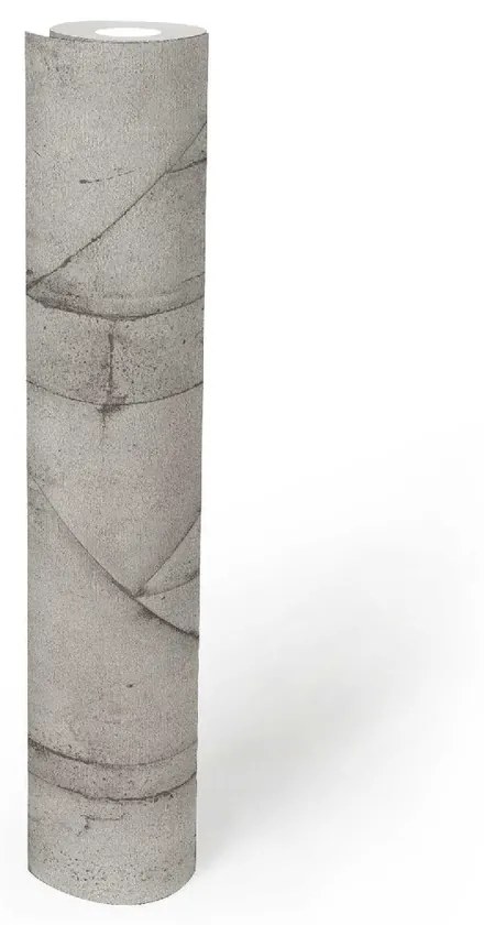A.S. Création | Vliesová tapeta na zeď Industrial 37741-3 | 0,53 x 10,05 m | šedá