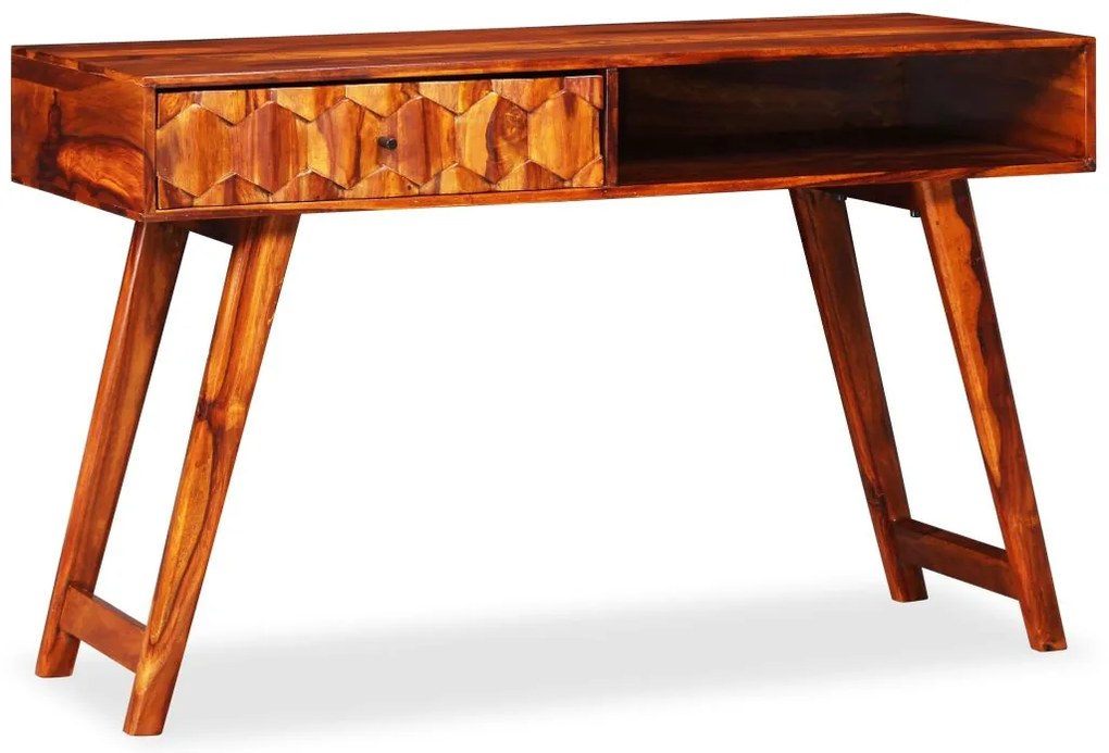 Psací stůl z masivního sheeshamového dřeva | 118x50x76 cm