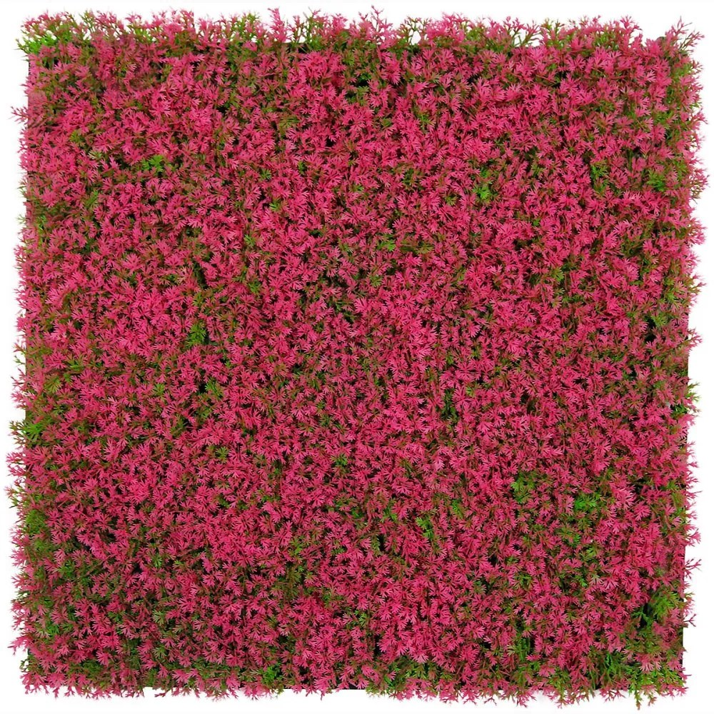 Květinový obkladový panel Jangal Modular Wall Design Flora Pink Design Grass 11114, 520 x 520mm, 0,2704m²