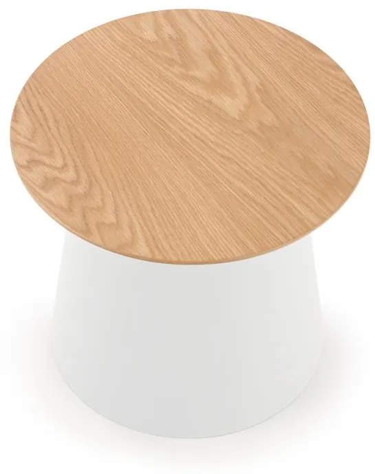 HALMAR AZZURA S konferenční stolek přírodní/bílý