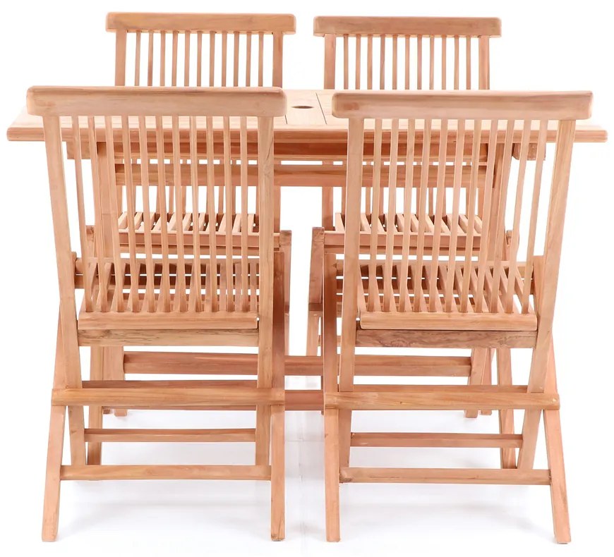 TEAK POHODA Stolová sestava SET 4