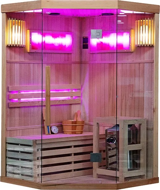 BPS-koupelny Finská sauna Relax  120x120, 1-2 osoby