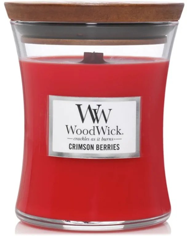 WoodWick – svíčka Crimson Berries (Červená jeřabina) Velikost: střední 275 g