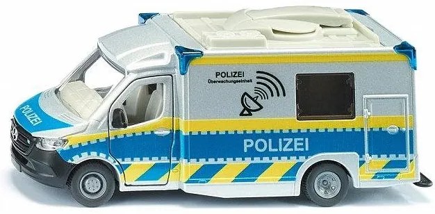 Kovový model siku super - policejní mercedes benz sprinter, 1:50