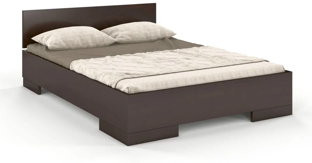 Buková postel Spektrum - zvýšená   ,  200x200 cm