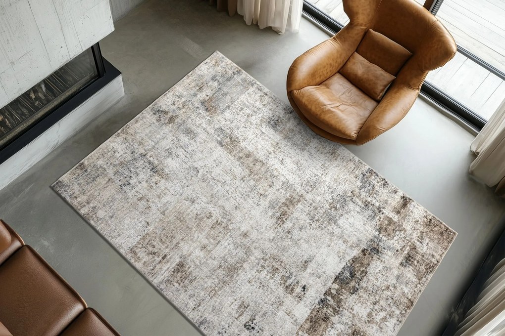 Obsession, Kusový koberec Posh 302 Taupe, 200x290, hnědá, chodba / předsíň