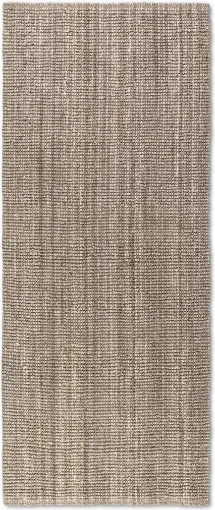 80x200 Běhoun Bouclé Jute 105975 Grey Brown