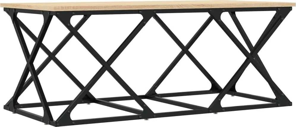 vidaXL Konferenční stolek 100 x 49 x 40 cm kompozitní dřevo [835360] Barva: šedá sonoma