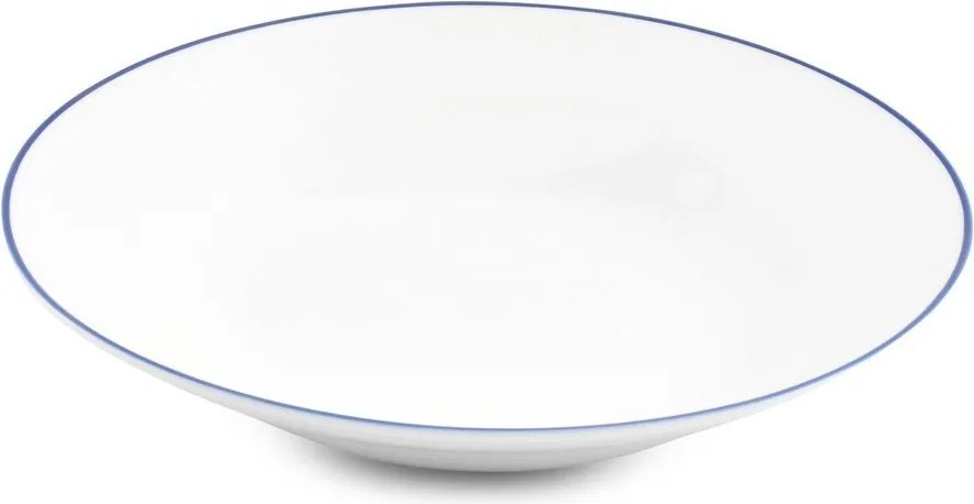 Bílý hluboký porcelánový talíř ø 23 cm Basic White – BonBistro