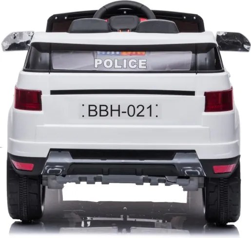 LEAN CARS Elektrické policejní autíčko BBH-021 bílé
