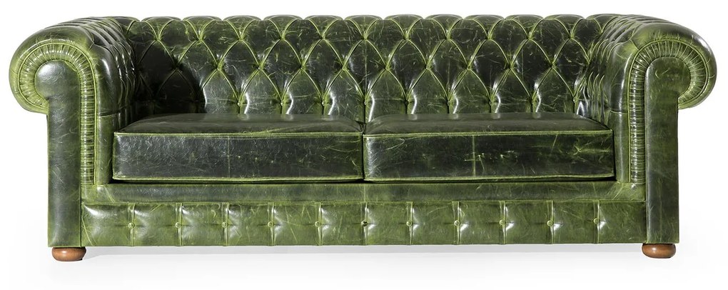 Zelená Dvoumístná pohovka Cupon 185 × 100 × 78 cm ATELIER DEL SOFA