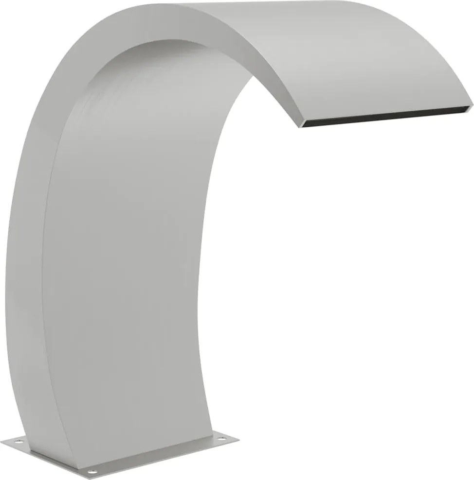Bazénová fontána s LED 22 x 60 x 70 cm nerezová ocel 304 148881