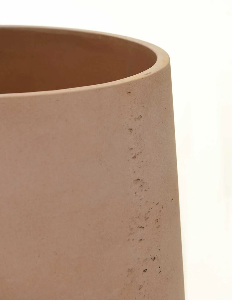 Květináč TROPICO, sklolaminát, výška 29 cm, oranžová